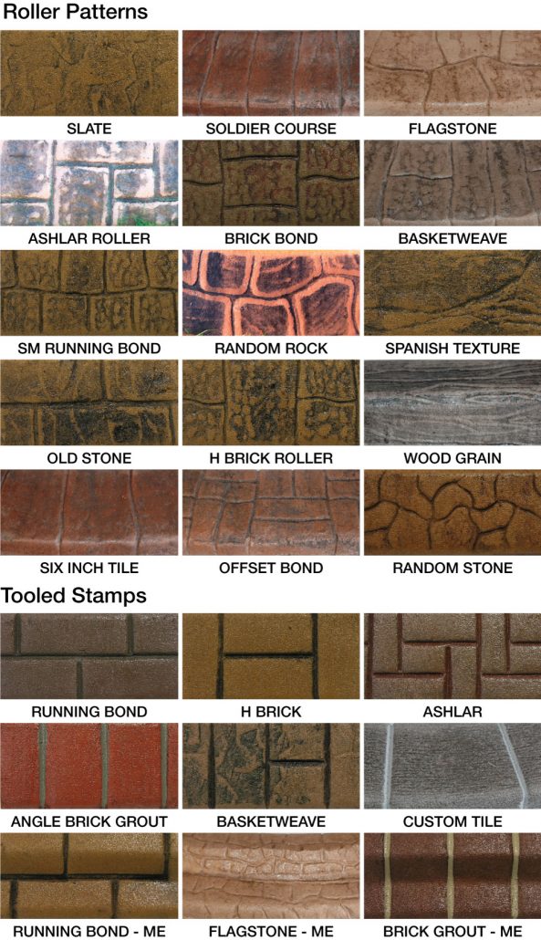 Curbing Stamps - AA Curbing & Construction, Inc